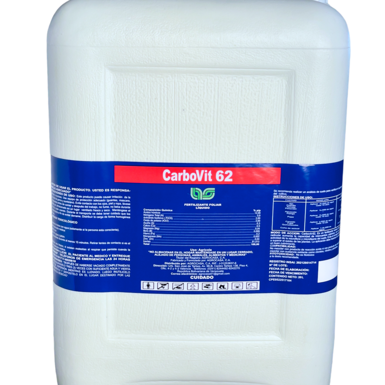 CARBO VIT 62 - Agrocasa Venezuela